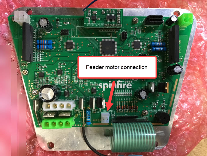 Feeder Motor Error, Please Check for Ball Jam | SpinfireSport.com