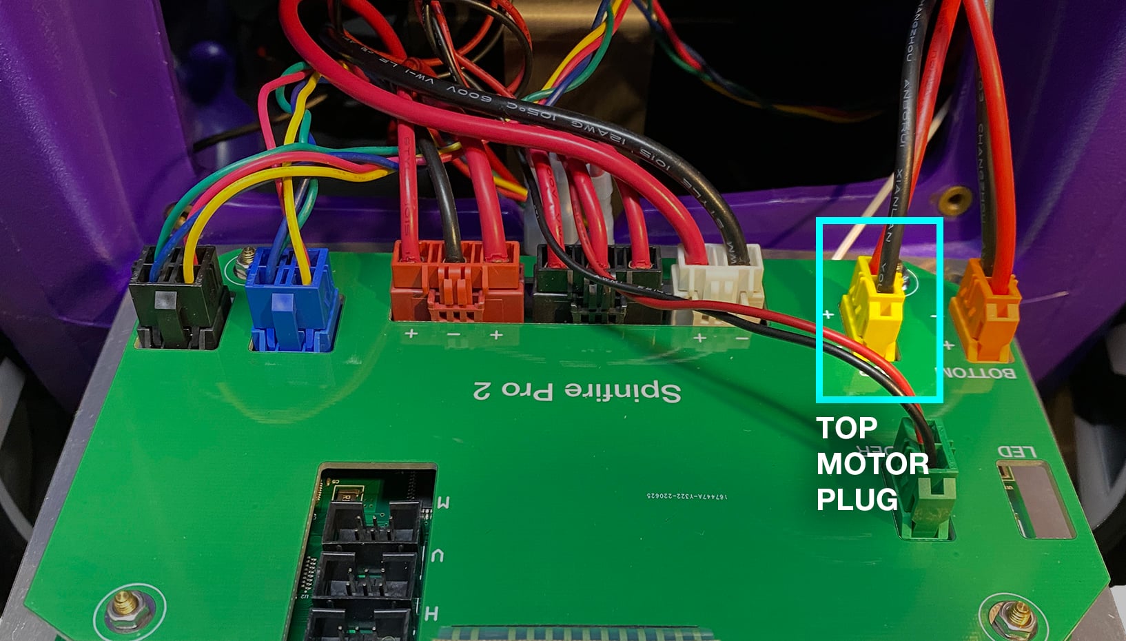 Top or bottom wheel motor failure | SpinfireSport.com
